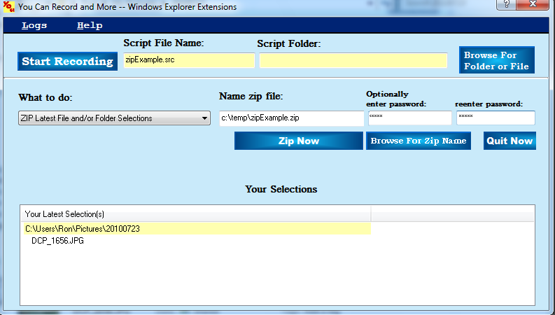 Record Zipping files Example - Automate Repetitive File Management ...