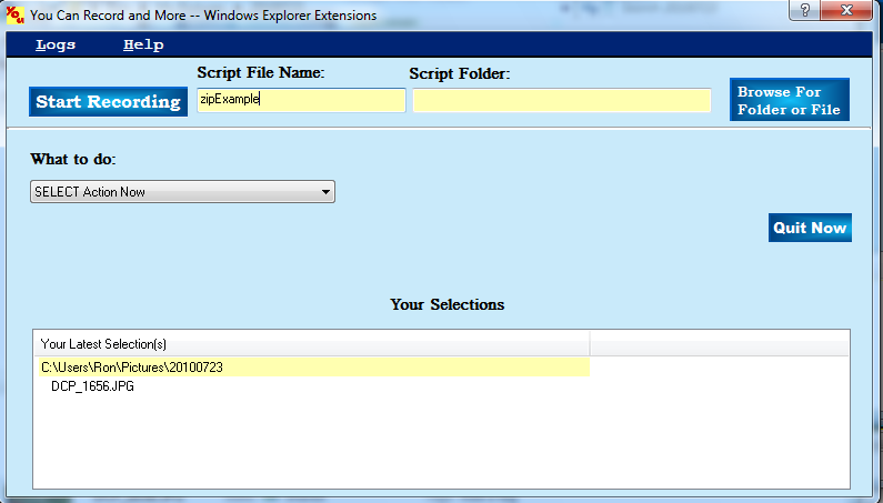 Record Zipping files Example - Automate Repetitive File Management ...